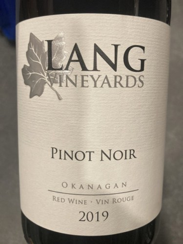 Lang Vineyards Pinot Noir | Vivino US