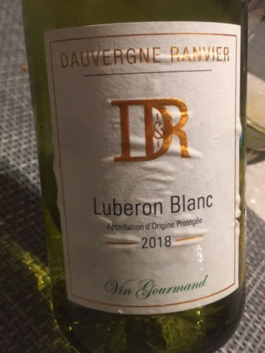 2018 Dauvergne Ranvier Vin Gourmand Luberon Blanc | Vivino English