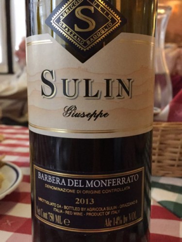 Sulin Giuseppe Barbera del Monferrato | Vivino Canada