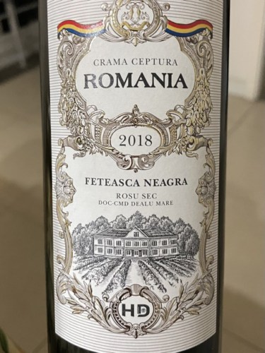 Crama Ceptura Romania Fetească Neagră | Vivino English