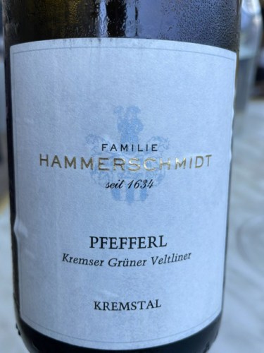 Familie Hammerschmidt Pfefferl Kremser Grüner Veltliner | Vivino US