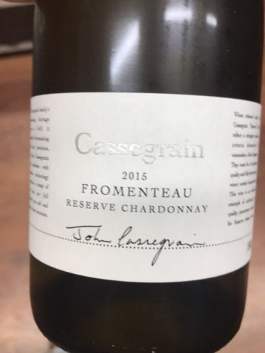 Cassegrain Fromenteau Reserve Chardonnay | Vivino Brasil