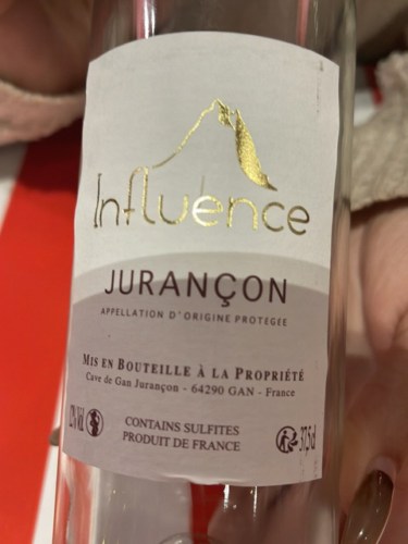 Cave des Producteurs de Jurançon Influence Jurançon | Vivino Français