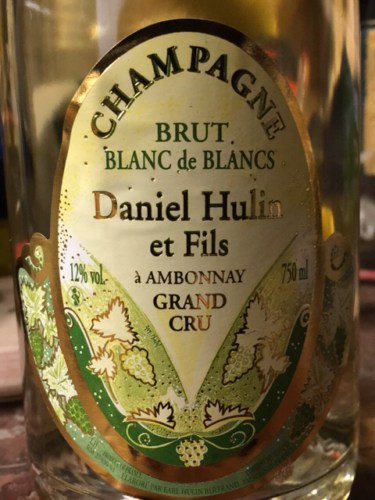 Daniel Hulin et Fils Blanc de Blancs Brut Champagne Grand Cru 'Ambonnay ...