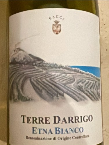 Bacci Terre Darrigo Etna Bianco | Vivino English