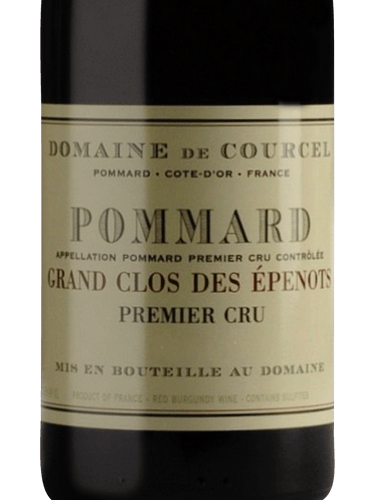 Domaine de Courcel Pommard Premier Cru 'Grand Clos des Épenots ...