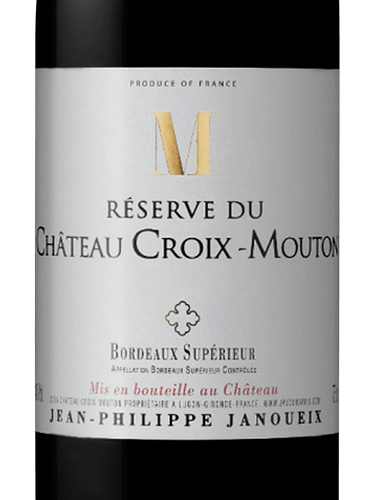 2019 Château Croix Mouton Réserve Bordeaux Supérieur | Vivino US