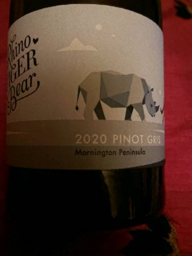 Rhino Tiger Bear Pinot Gris | Vivino US