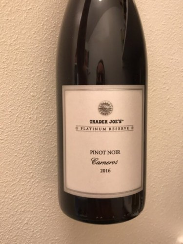 2016 Trader Joe's Platinum Reserve Pinot Noir | Vivino US