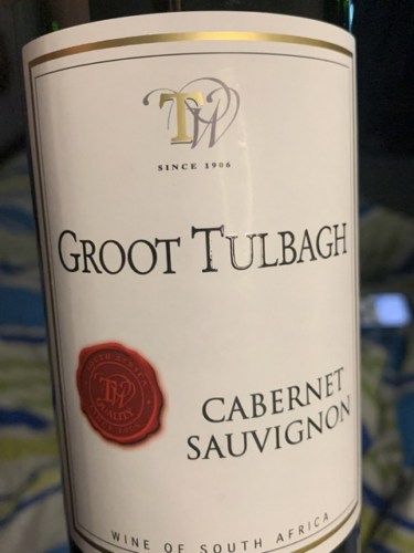 Tulbagh Winery Groot Tulbagh Cabernet Sauvignon | Vivino US