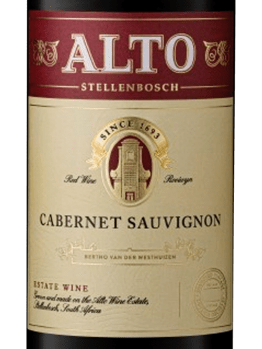 Alto Wine Estate Cabernet Sauvignon | Vivino Singapura