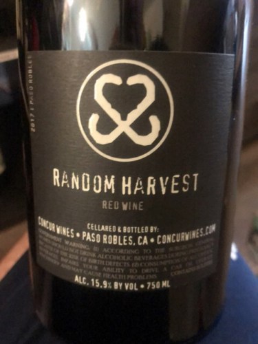 Concur Wines Random Harvest | Vivino US