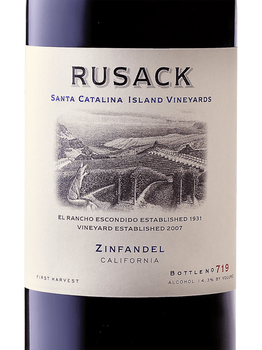 Rusack Santa Catalina Island Vineyards Zinfandel | Vivino English