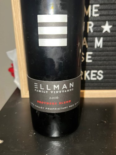 2016 Ellman Family Vineyards Brother's Blend | Vivino English