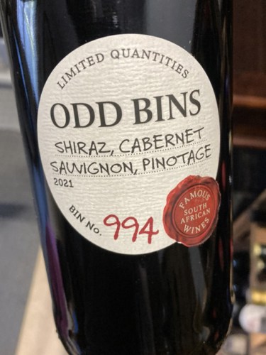 Odd Bins Bin No. 994 Red Blend | Vivino US
