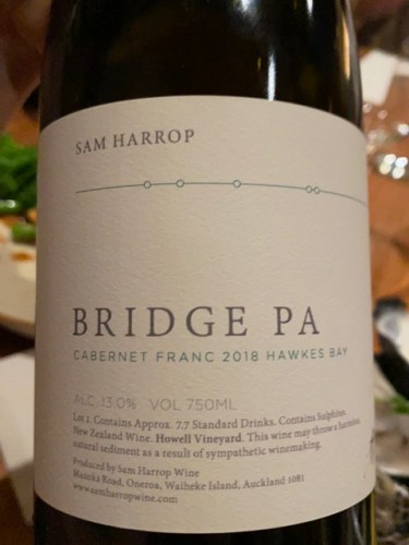 Sam Harrop Bridge Pa Cabernet Franc | Vivino US