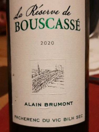 Alain Brumont La Réserve de Bouscassé | Vivino 日本
