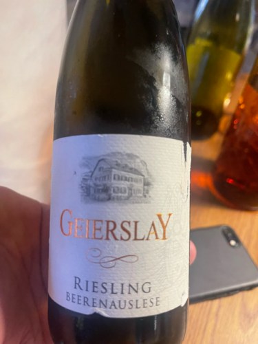 Weingut Geierslay Riesling Beerenauslese | Vivino US
