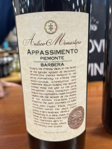 Antico Monastero Appassimento Barbera Passito | Vivino