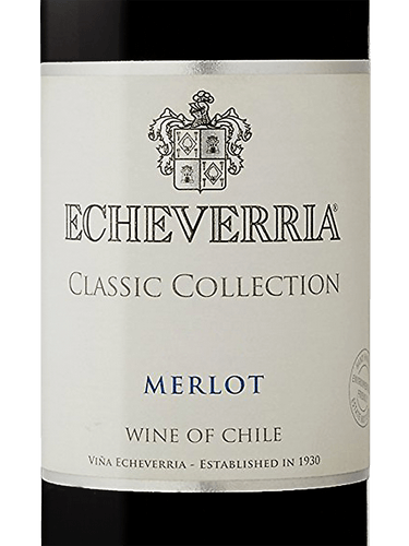Echeverría Classic Collection Merlot | Vivino US
