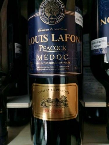Louis Lafon Peacock Réserve Médoc | Vivino Brasil