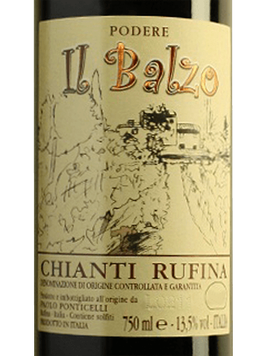 Podere Il Balzo Chianti Rùfina | Vivino United States