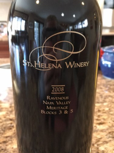Saint Helena Winery Ravenous Block 3 & 5 Meritage | Vivino US