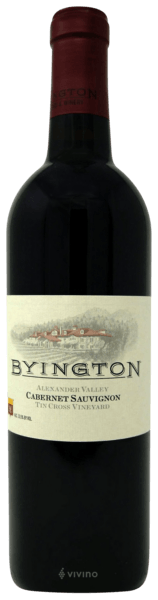 Byington Vineyard and Winery Tin Cross Vineyard Cabernet Sauvignon ...