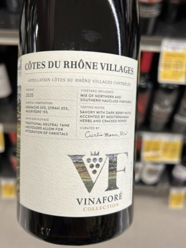Vinaforé Collection Côtes-du-Rhône-Villages | Vivino English