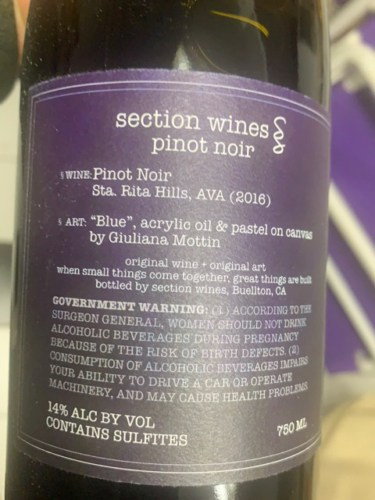 Section Wines Pinot Noir | Vivino US