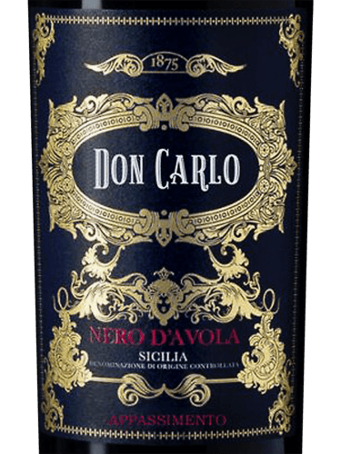 Curatolo Arini Don Carlo Appassimento Nero d'Avola Riserva | Vivino US