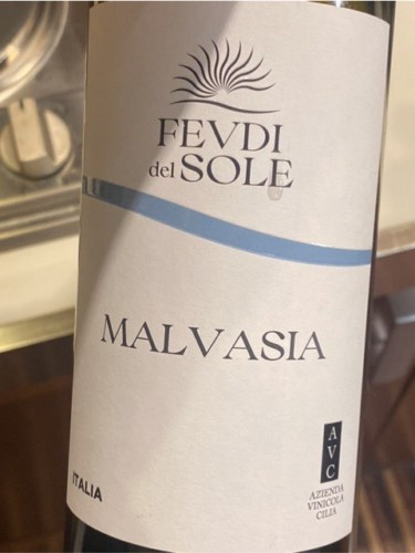 Azienda Vinicola Cilia - AVC Fevdi del Sole Malvasia | Vivino US