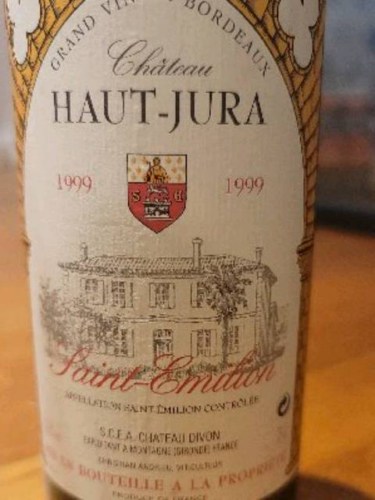 Château Haut Jura Saint-Émilion | Vivino US