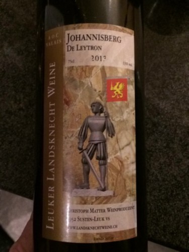 2012 Leuker Landsknecht Johannisberg De Leytron Christian Matter ...