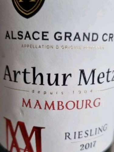 Arthur Metz Riesling Alsace Grand Cru 'Mambourg' | Vivino US