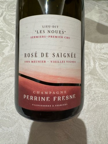 Perrine Fresne Les Noues Rosé de Saignée Vieilles Vignes Champagne ...