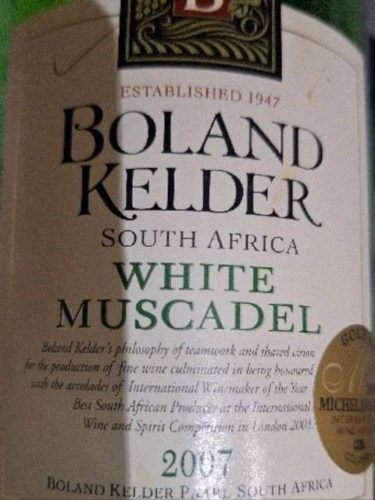 Boland White Muscadel | Vivino US