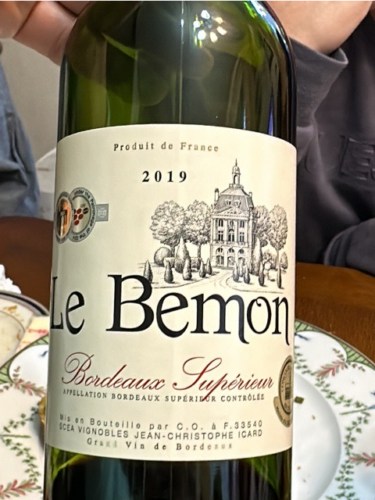Jean Christophe Icard Le Bemon Bordeaux Supérieur | Vivino US