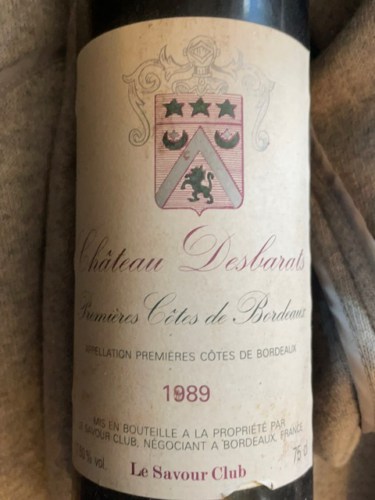 Le Savour Club Château Desbarats Premières Côtes de Bordeaux | Vivino US