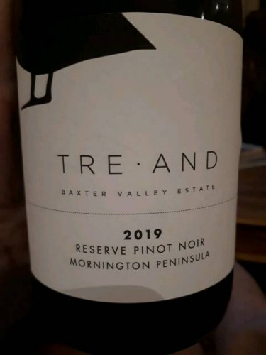 2019 TreAnd at Baxter Valley Estate Pinot Noir | Vivino US
