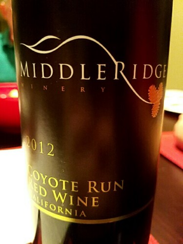 Middle Ridge Winery Coyote Run Red | Vivino US
