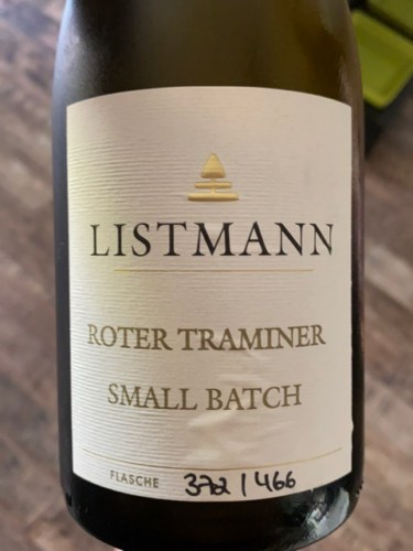Listmann Roter Traminer Small Batch | Vivino US