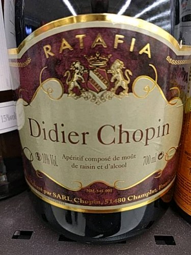 Didier Chopin Ratafia | Vivino US