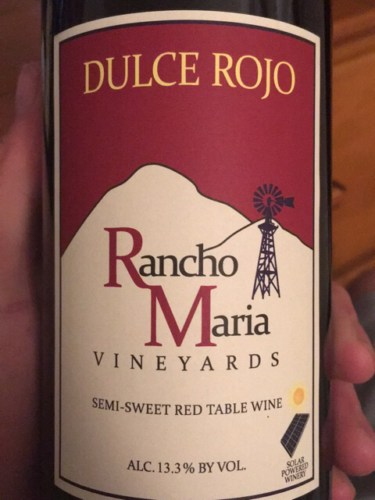 Rancho Maria Vineyards Dulce Rojo | Vivino US