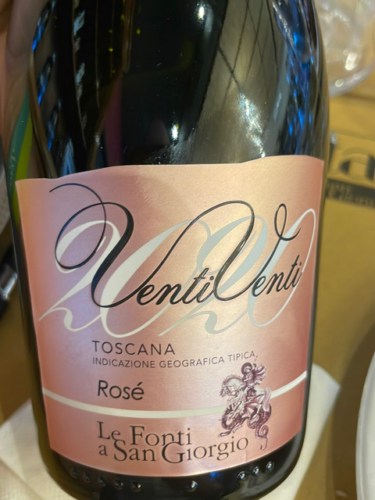 Le Fonti a San Giorgio Venti Venti Rosé | Vivino US