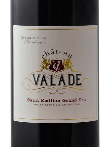 Château Valade Saint-Émilion Grand Cru | Vivino English