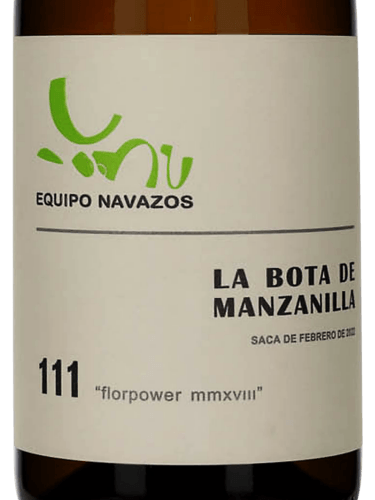 Equipo Navazos La Bota 111 de Manzanilla Florpower MMXVIII | Vivino US