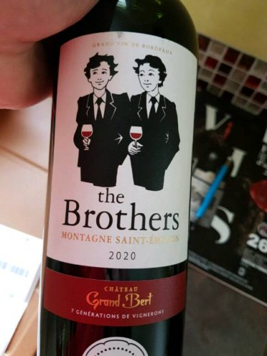 Château Grand Bert The Brothers Montagne-Saint-Émilion | Vivino US