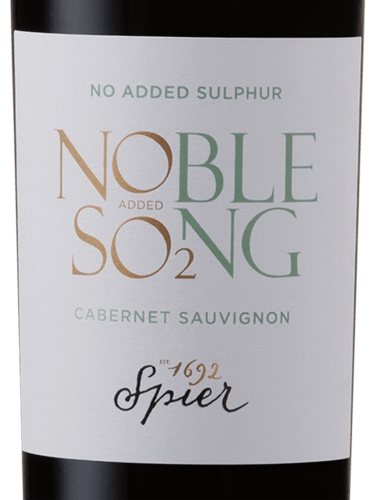 Spier Noble Song Cabernet Sauvignon | Vivino English