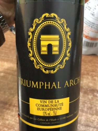 Triumphal Arch Vin De Pays La Communaute Europenne | Vivino US